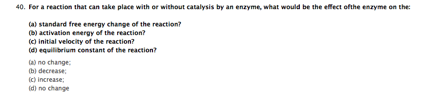 Solved For a reaction that can take place with or without | Chegg.com