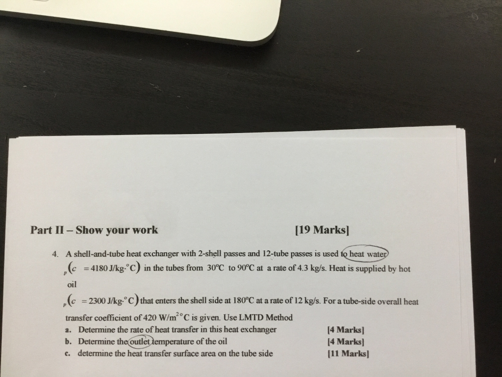 Solved Part II - Show your work [19 Marks 4. A | Chegg.com