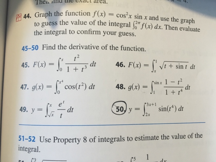 Solved Graph the function f(x) = cos^2x sin x and use the | Chegg.com