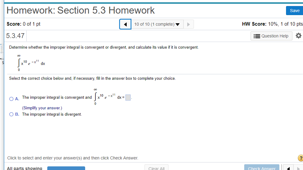 Solved Homework Section 5 3 Homework Score 0 Of 1 Pt 5 3 7