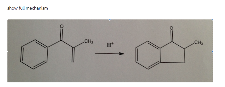 Solved show full mechanism CH3 CH3 | Chegg.com