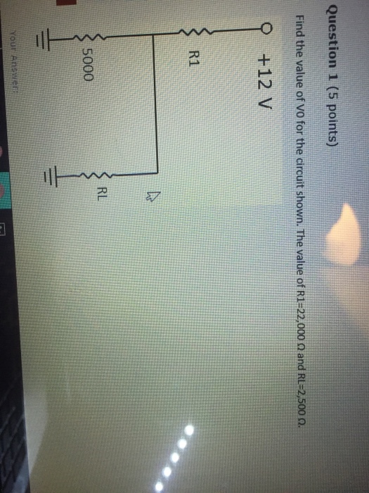 Solved Find the value of V0 for the circuit shown. The value | Chegg.com