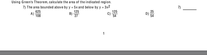 Solved Using Green's Theorem, calculate the area of the | Chegg.com