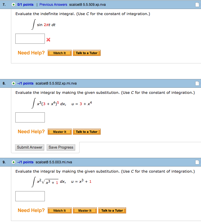 Solved Evaluate the indefinite integral. (Use C for the | Chegg.com Solved Evaluate the indefinite integral. (Use C for the | Chegg.com