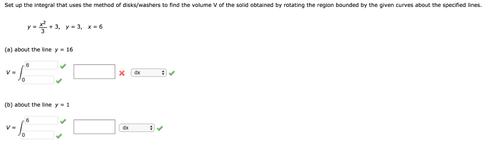 Solved Set up the integral that uses the method of | Chegg.com