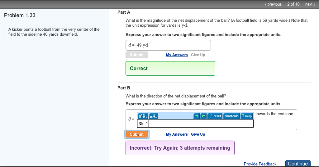 Solved What is the direction of the net displacement of the | Chegg.com
