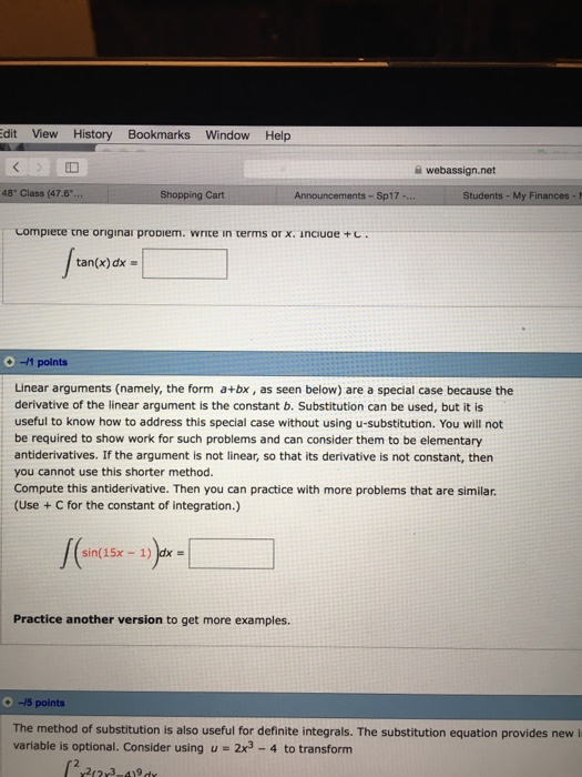 Solved Linear arguments (namely, the form a + bx, as seen | Chegg.com