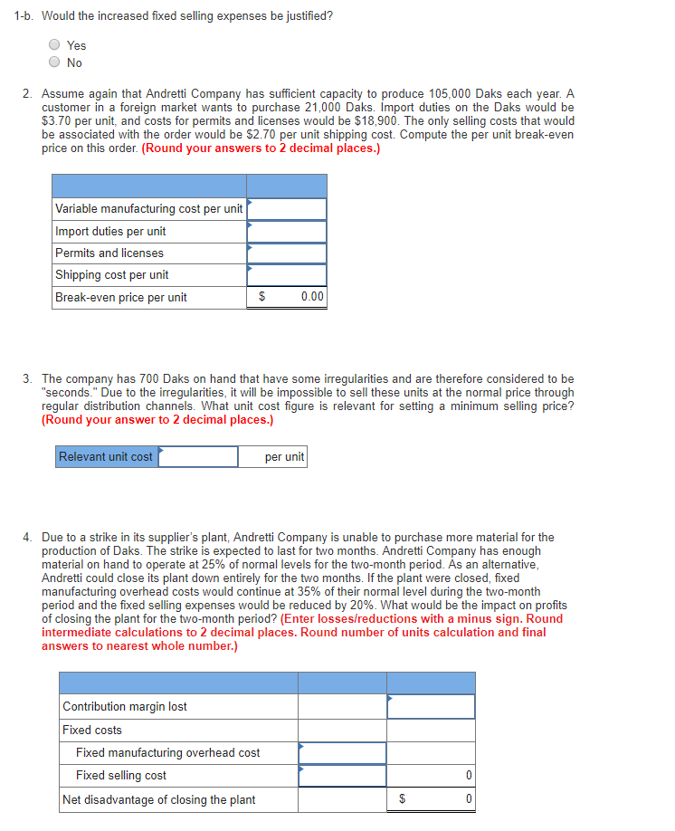 Solved Problem 10-18A Relevant Cost Analysis in a Variety of | Chegg.com