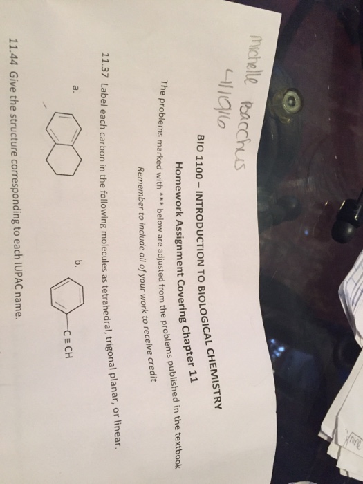 Solved Label each carbon in the following molecules as | Chegg.com