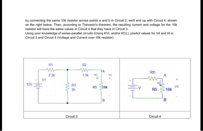 Solved By connecting the same 10k resistor across points a | Chegg.com