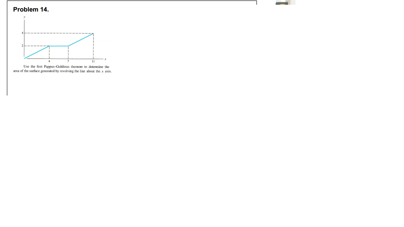 Solved Use the first pappus - Guldinus theorem to determine | Chegg.com