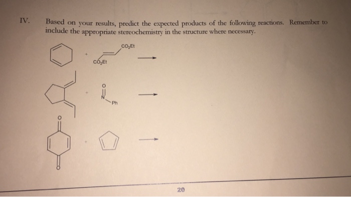 Solved Based on your results, predict the expected products | Chegg.com