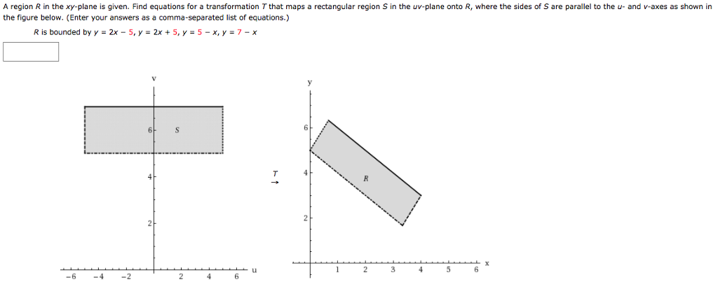 Solved A region R in the xy-plane is given. Find equations | Chegg.com Solved A region R in the xy-plane is given. Find equations | Chegg.com
