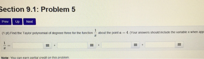 Solved Find the Taylor polynomial of degree three for the | Chegg.com