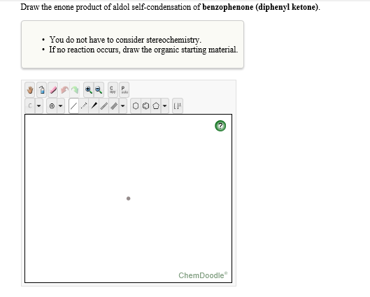 Solved Draw the enone product of aldol self-condensation of | Chegg.com