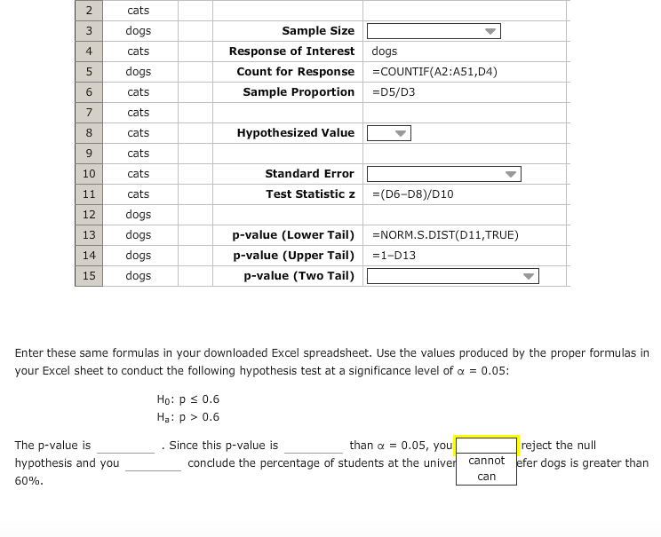 Solved D3 Hypothesis Test about a Population Proportion 1 | Chegg.com