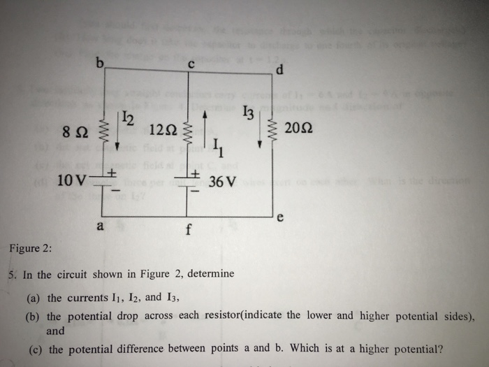 Solved In the circuit shown in Figure 2, determine the | Chegg.com