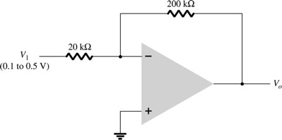Solved What is the range of the output voltage in the | Chegg.com