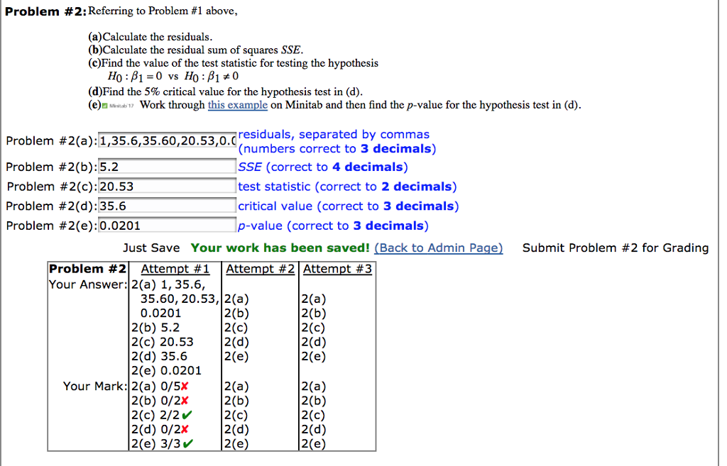 Solved Problem #1: Given the following five pairs of(x,y) | Chegg.com