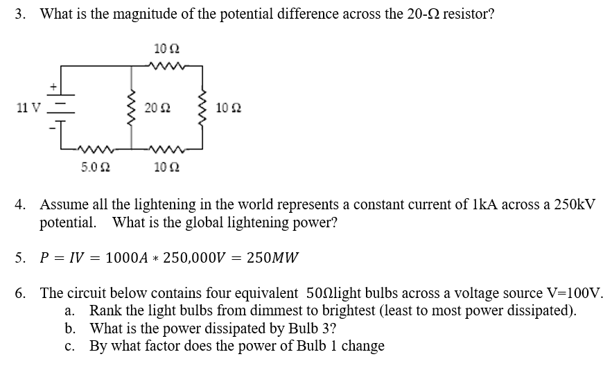 Solved 3 What is the magnitude of the potential difference | Chegg.com