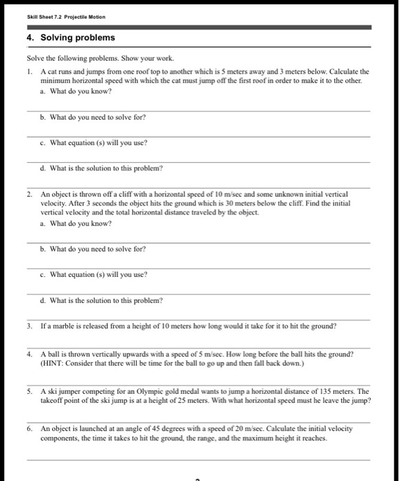 Solved A cat runs and jumps from one roof top to another | Chegg.com