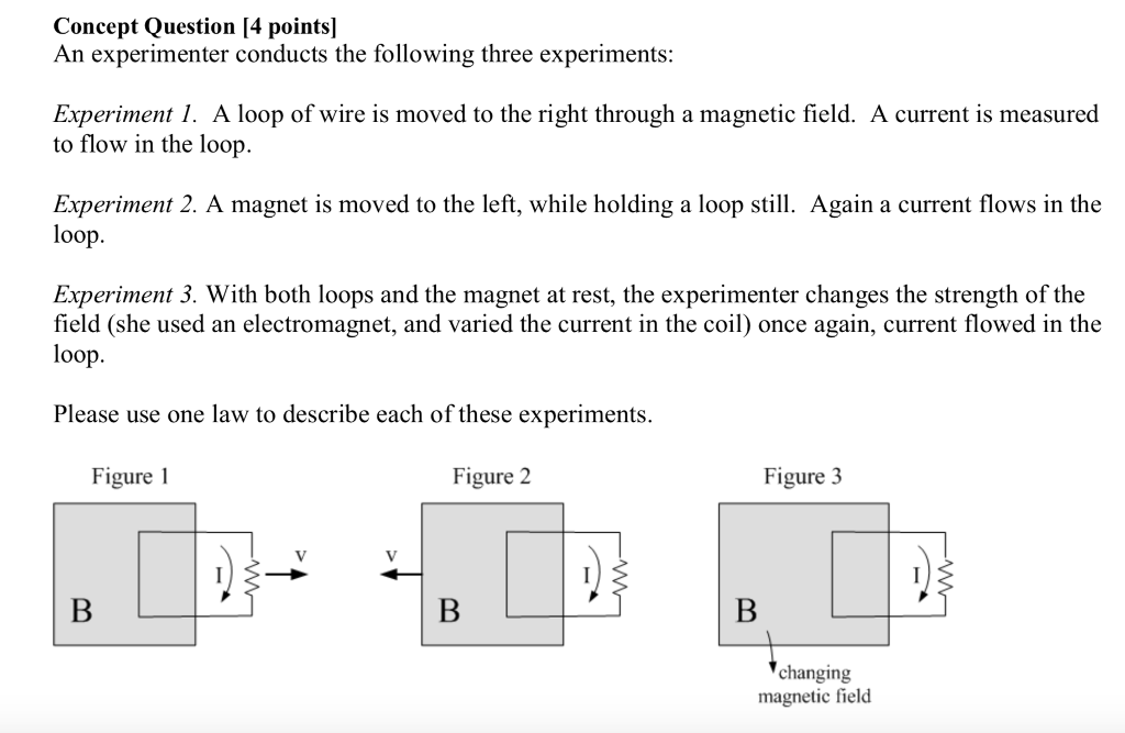Solved Concept Question [4 pointsl An experimenter conducts | Chegg.com