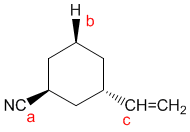 Solved The cyclohexane derivative shown exists primarily in | Chegg.com