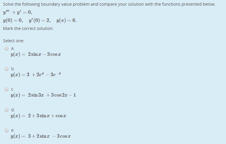 Solved Solve the following boundary value problem and | Chegg.com Solved Solve the following boundary value problem and | Chegg.com