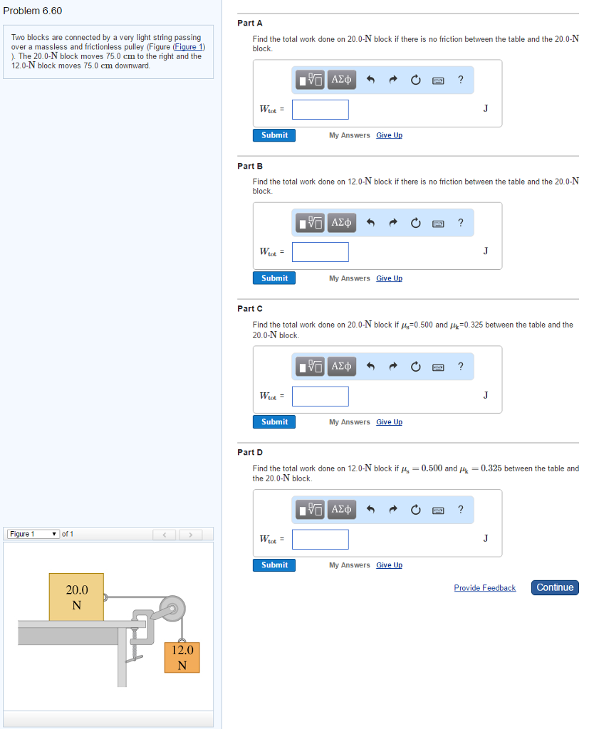 Solved Two blocks are connected by a very light string | Chegg.com