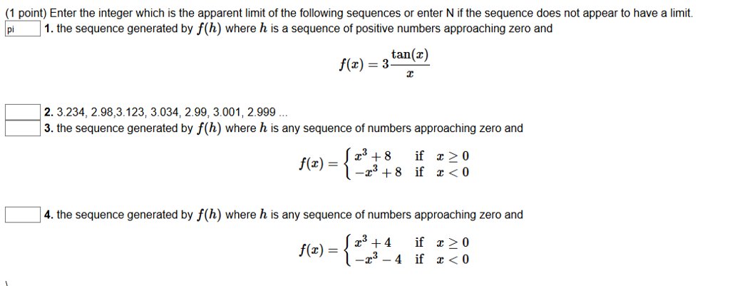 Solved (1 point) Enter the integer which is the apparent | Chegg.com