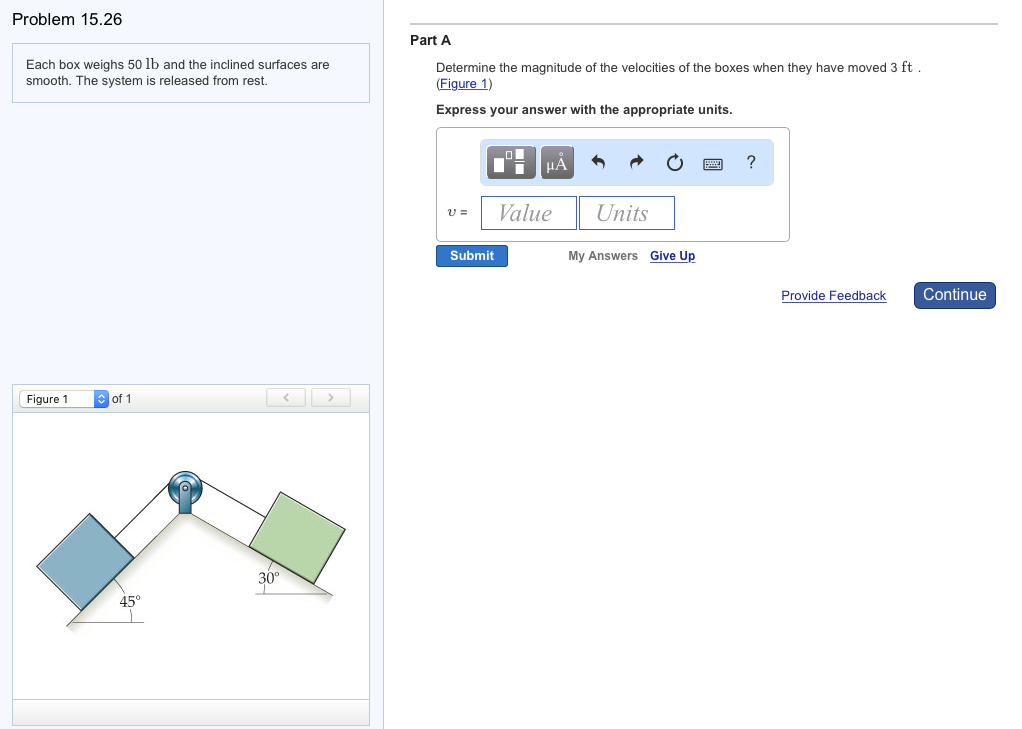Solved Each box weighs 50 lb and the inclined surfaces are | Chegg.com