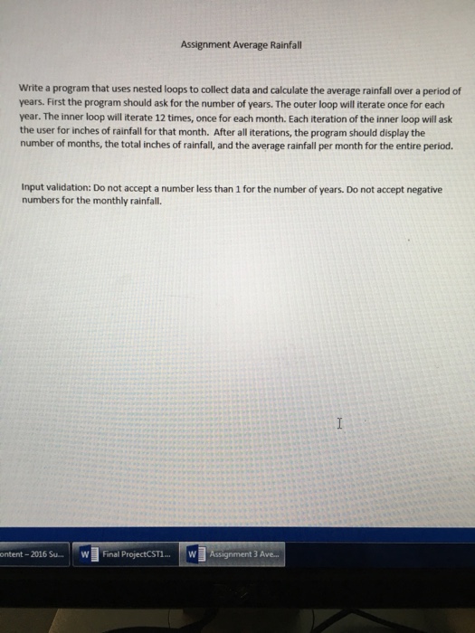 Solved Write A Program That Uses Nested Loops To Collect 