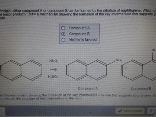 Solved inciple, either compound A or compound B can be | Chegg.com Solved inciple, either compound A or compound B can be | Chegg.com