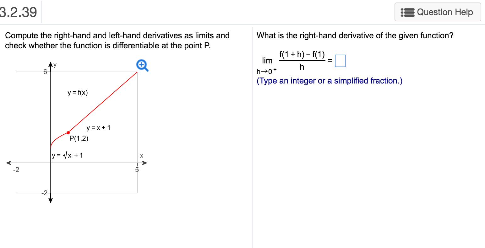 Solved Compute the right-hand and left-hand derivatives as | Chegg.com