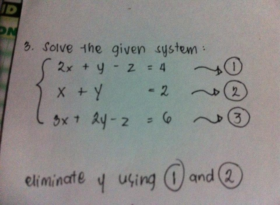 Solved using elimination, substitution and graphical method | Chegg.com