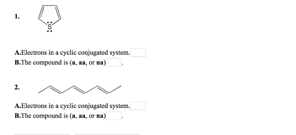 Solved N: CH A. Electrons in a cyclic conjugated system | Chegg.com