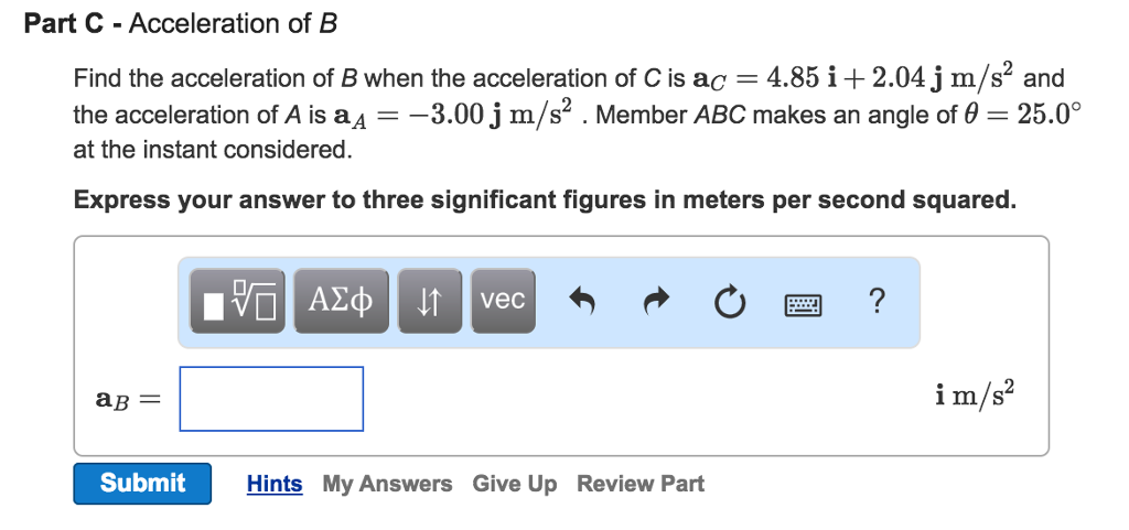 Solved Relative-Motion Analysis: Acceleration Learning Goal | Chegg.com