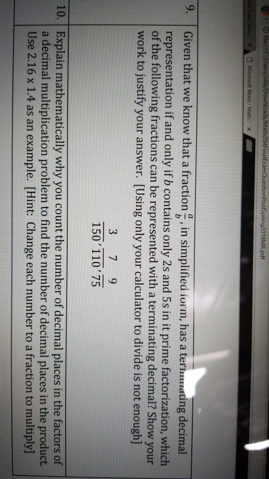 Solved CONCEPT PROBLEMS 1. Solve each of the following | Chegg.com