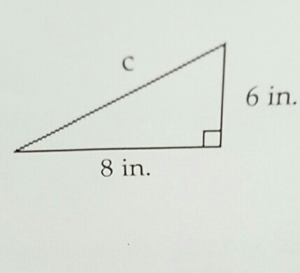 Solved Use the Pythagorean Theorem to find the missing | Chegg.com
