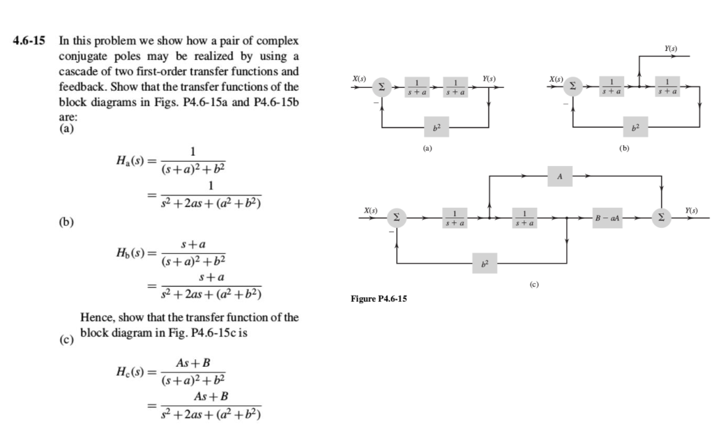 Solved 4.6-15 In this problem we show how a pair of complex | Chegg.com