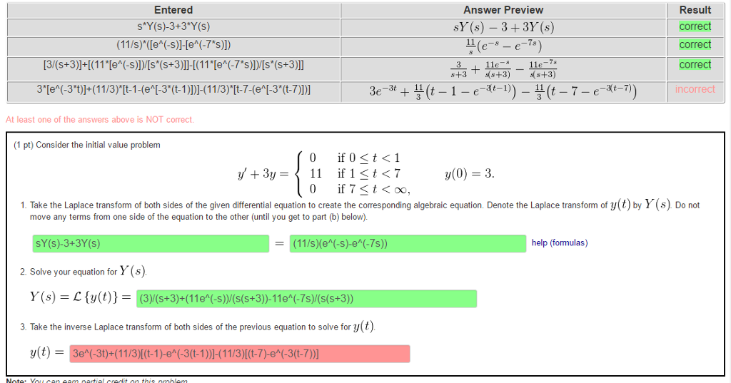 Solved Consider the initial value problem y' + 3y = {0 if 0 | Chegg.com