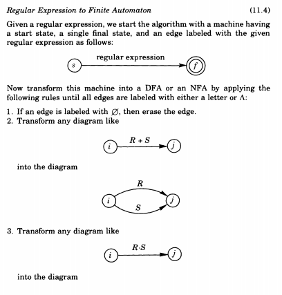 Solved Regular Expression to Finite Automaton Given a | Chegg.com