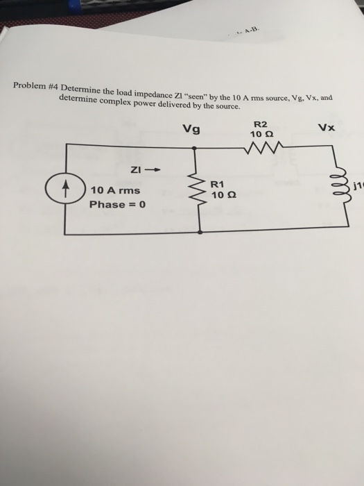 Solved Determine the load impedance ZI Solved Determine the load impedance ZI