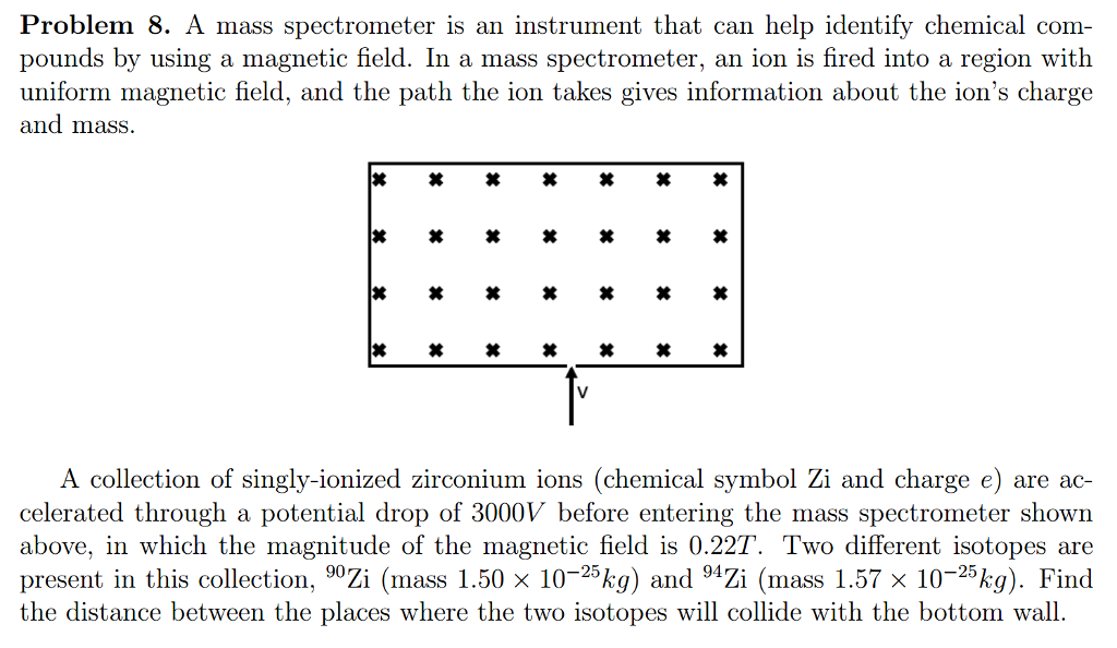 Solved A mass spectrometer is an instrument that can help | Chegg.com