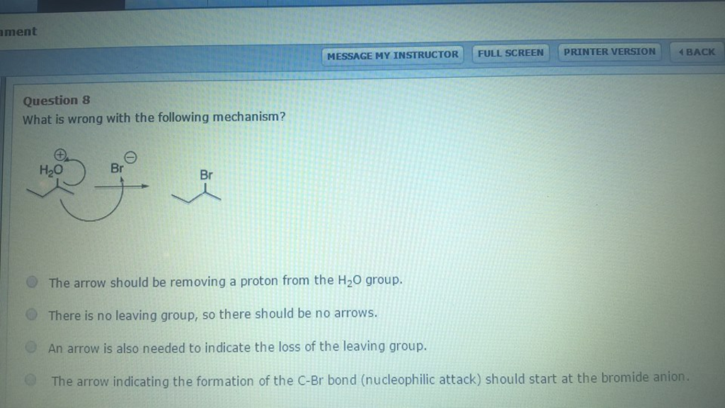 Solved What is wrong with the following mechanism? The | Chegg.com