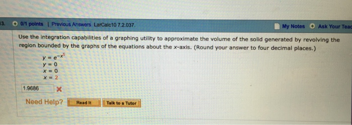 Solved Use the Integration capabilities of a graphing | Chegg.com