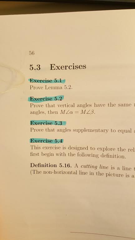Solved 56 Exercises 5.3 Exercise 5.1 Prove Lemma 5.2 | Chegg.com
