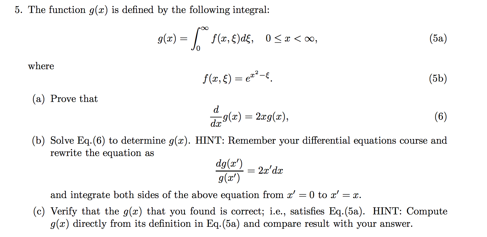 Solved The Function G x Is Defined By The Following Chegg