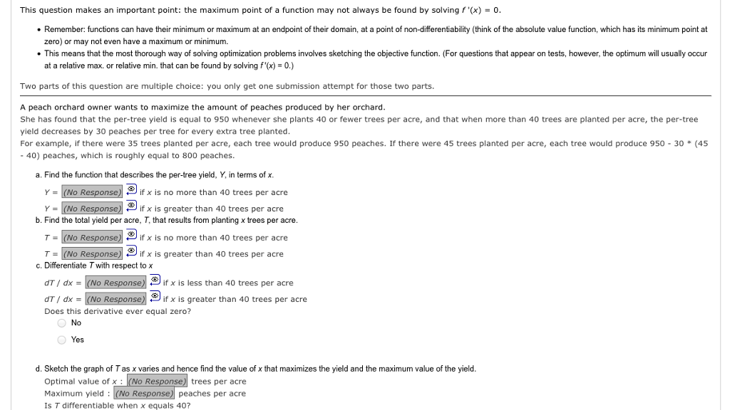 Solved This question makes an important point: the maximum | Chegg.com