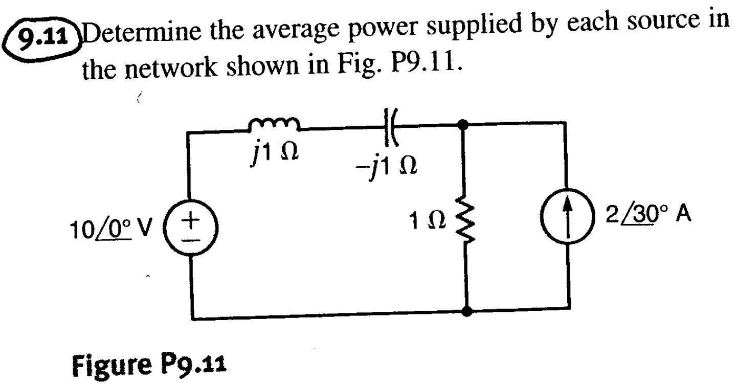 Solved Determine the average power supplied by each source | Chegg.com